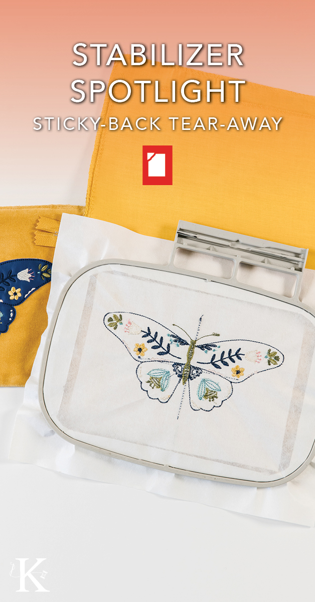 Stabilizer Spotlight: Sticky-Back Tear-Away – Kimberbell