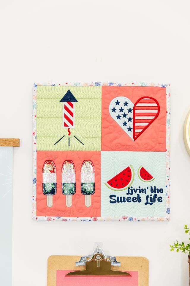 10 Machine Embroidery Projects for Independence Day (Plus FREE Pattern ...