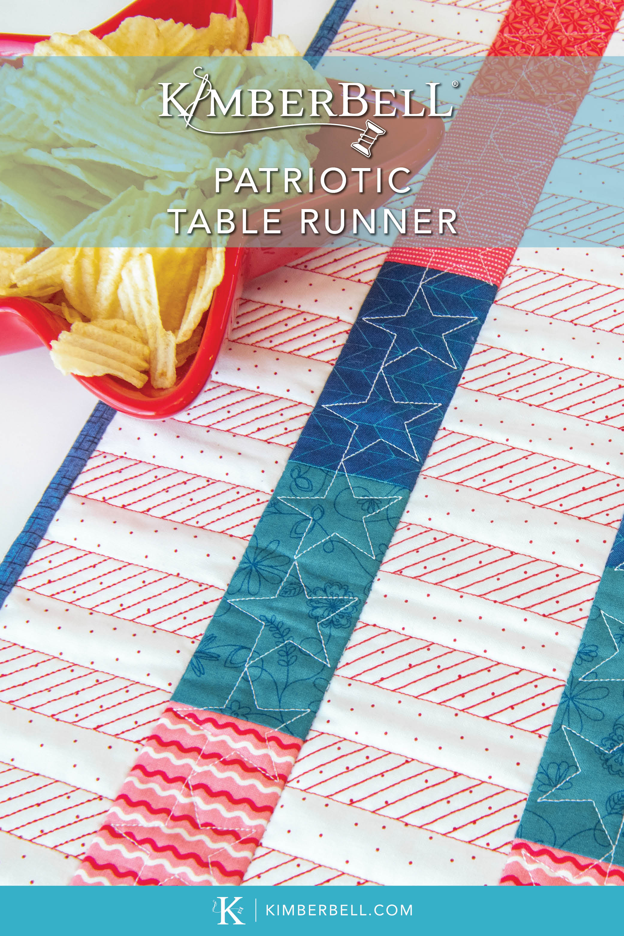 Create a Patriotic Table Runner! (Free PDF Instructions Included ...